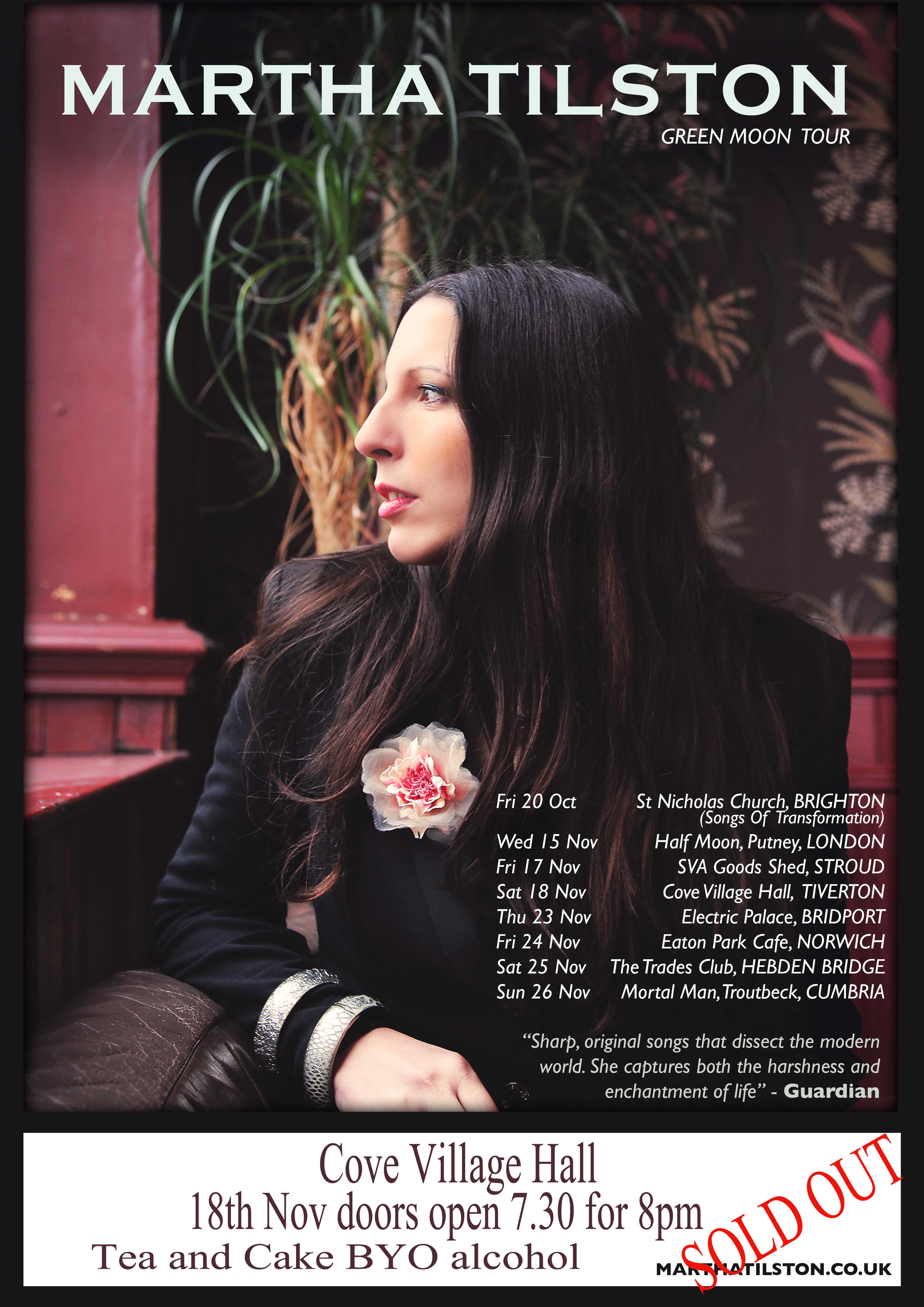 Martha Poster 2 – Cove Village Hall (HOME)